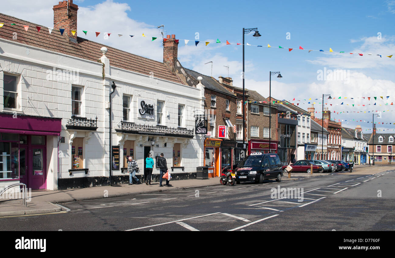 The Black Swan pub Spalding England UK Stock Photo - Alamy