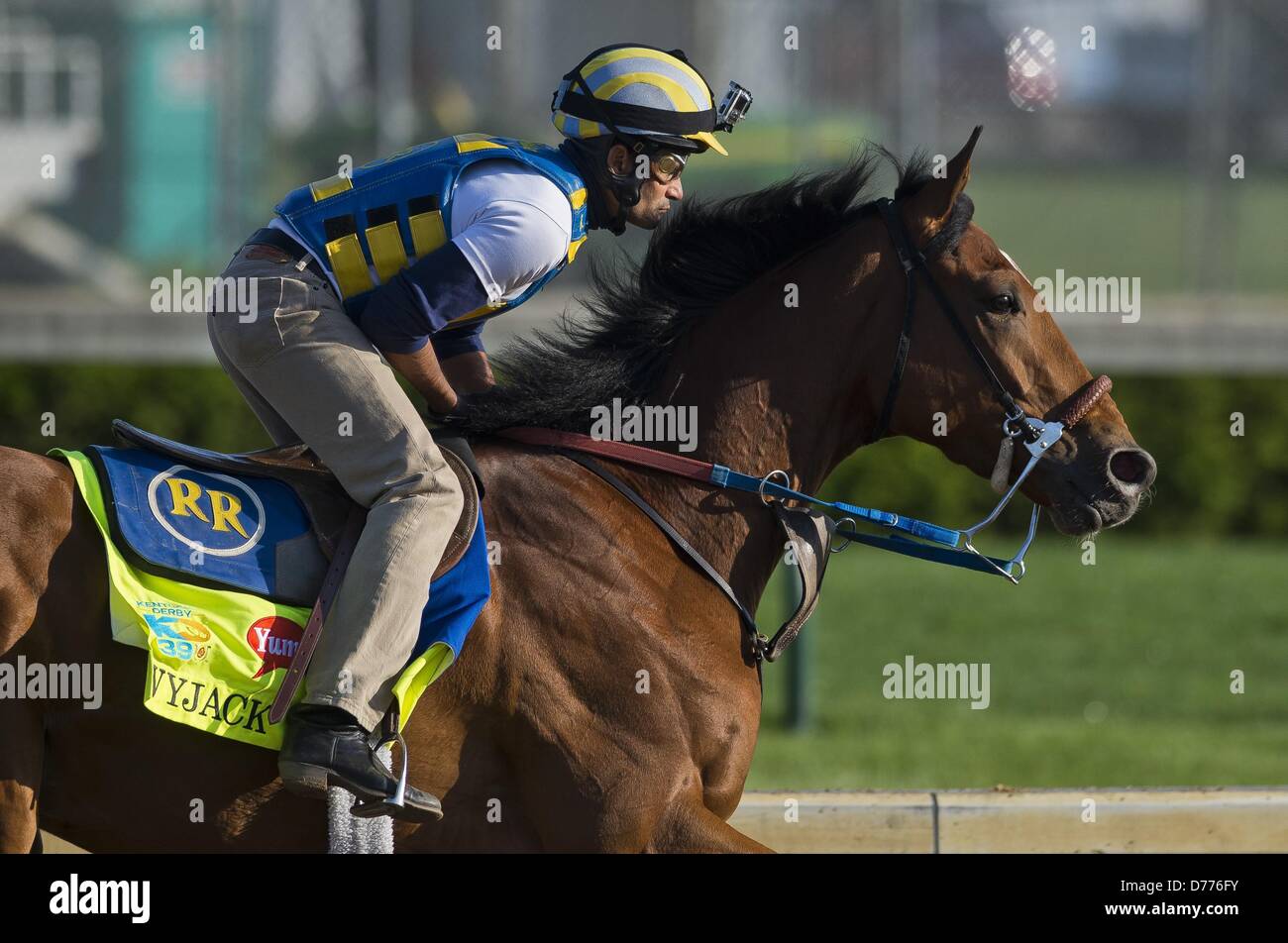 Louisville, Kentucky, USA. 30th April 2013. Vyjack, trained by Rudy ...