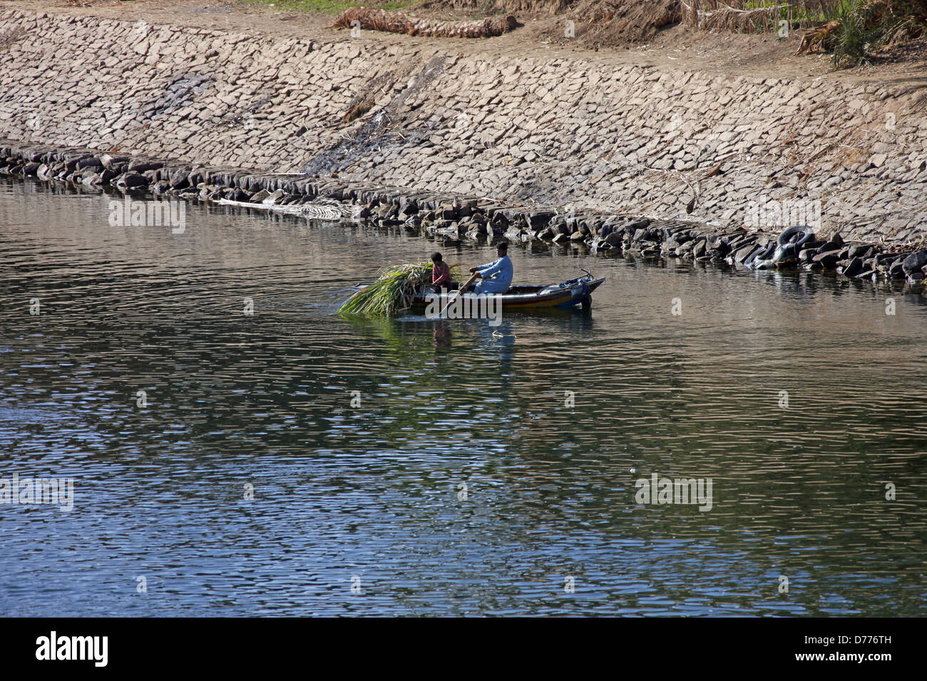 Boy river boat hi-res stock photography and images - Alamy