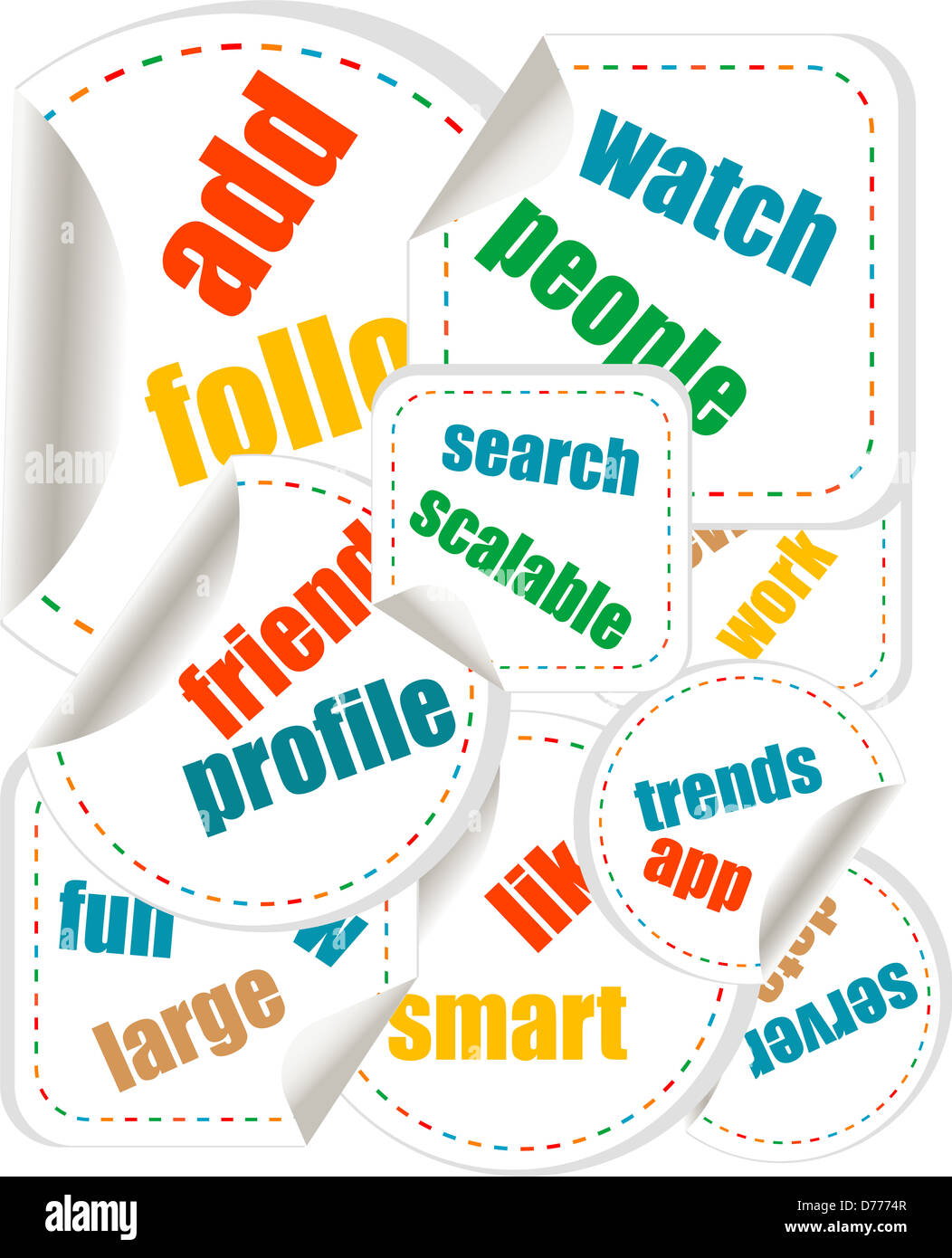 Sticker chart home hi-res stock photography and images - Alamy