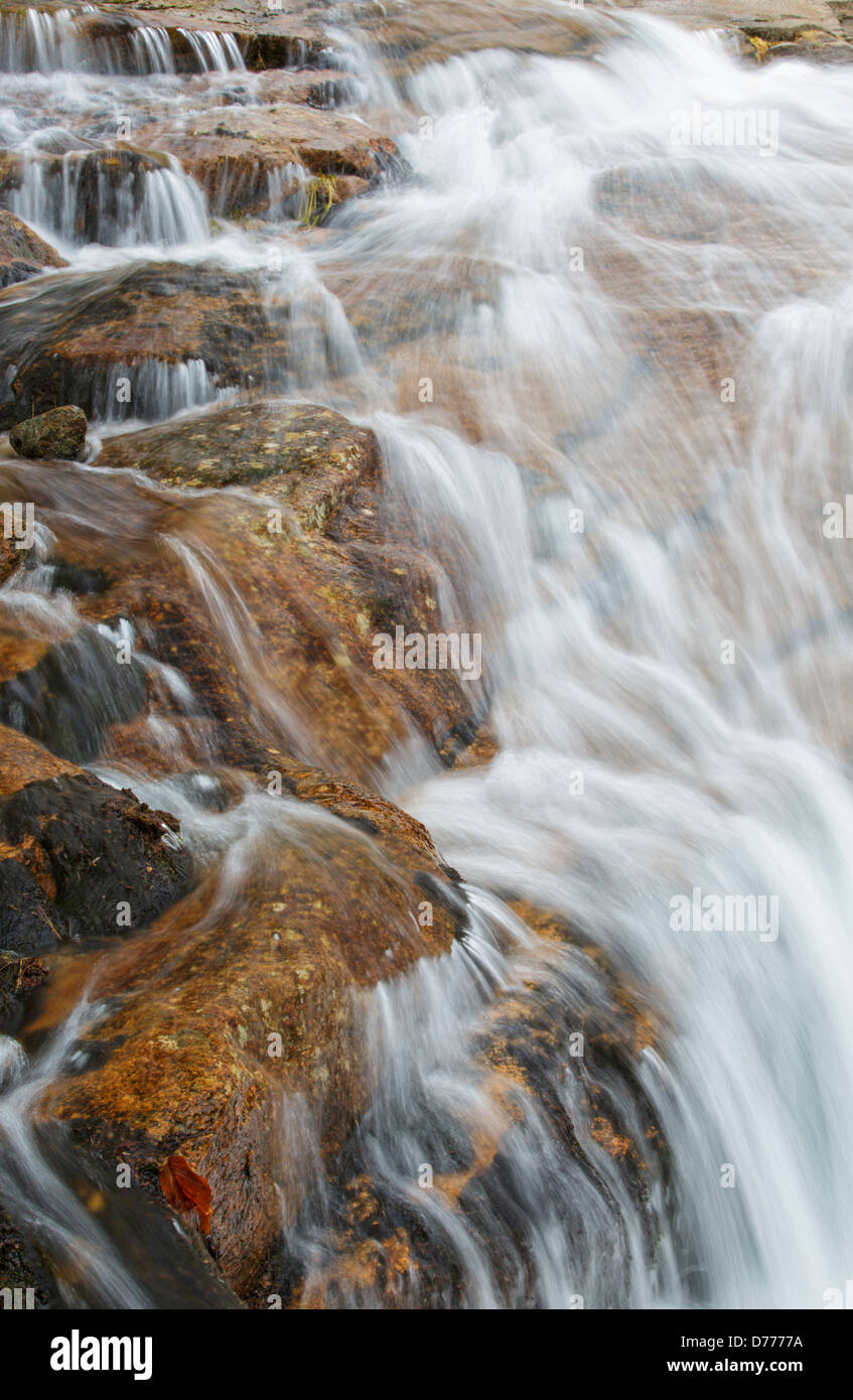 Franconia Notch State Park - Avalanche Falls in Flume Gorge during the ...