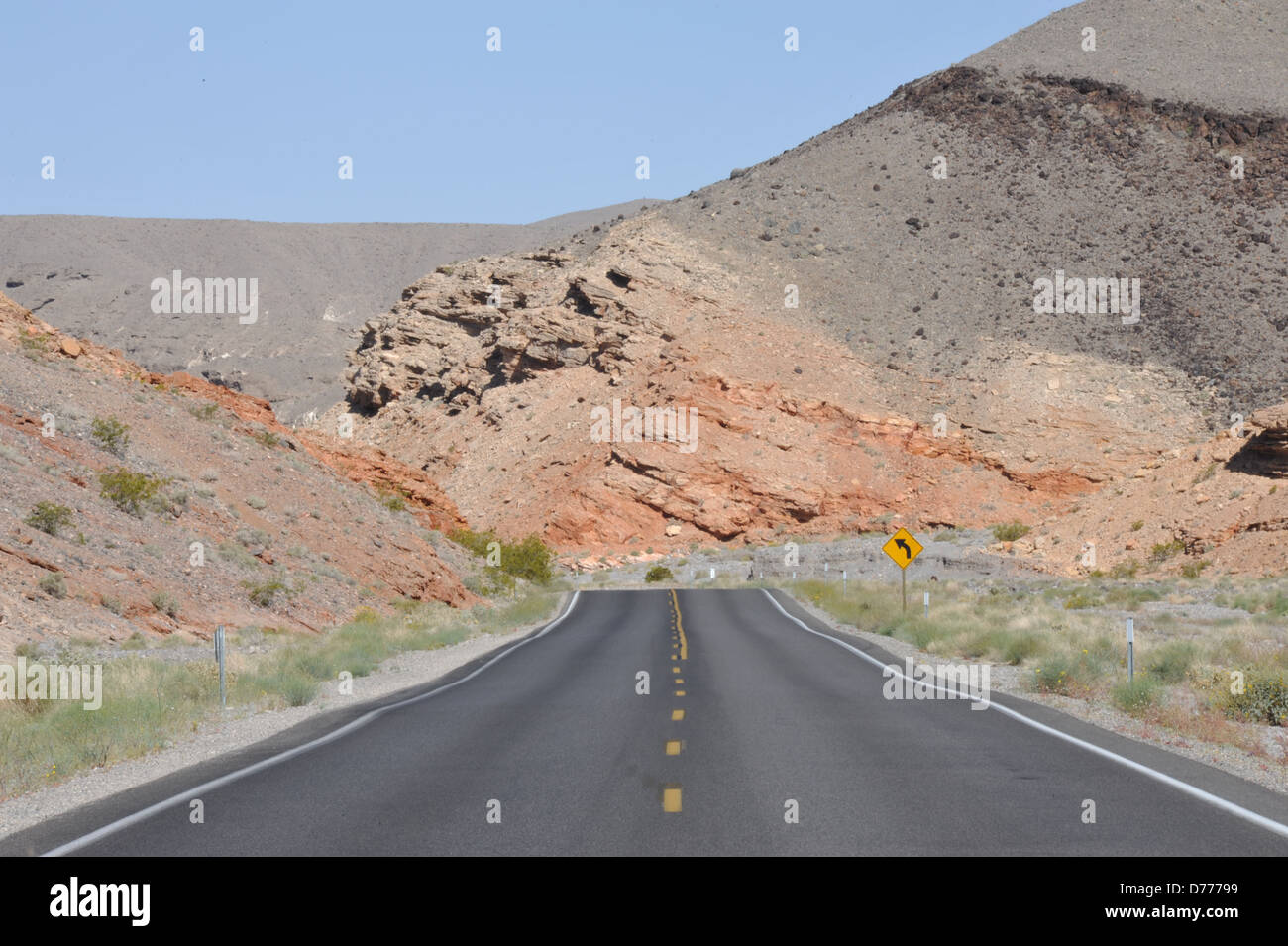 HIghway 190 in California USA Stock Photo - Alamy