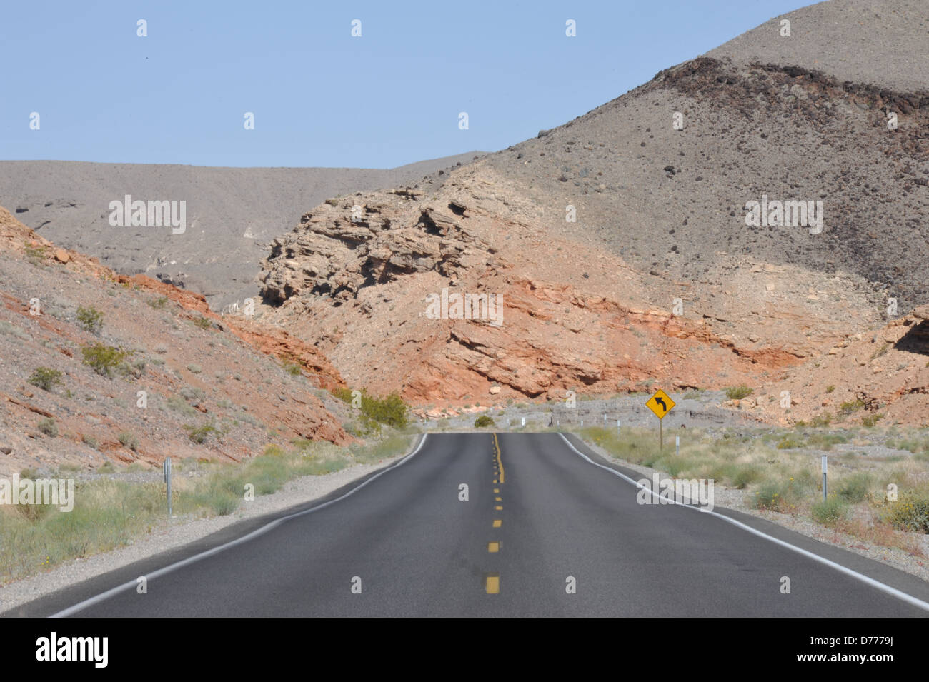 HIghway 190 in California USA Stock Photo - Alamy