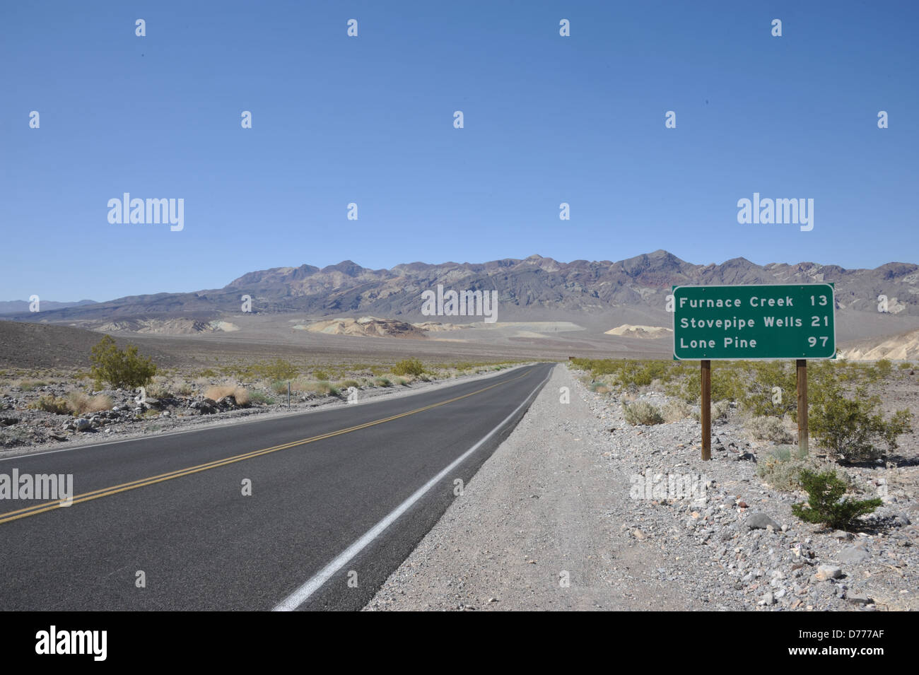 HIghway 190 in California USA Stock Photo - Alamy