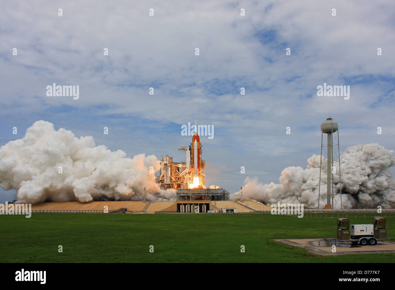 Blast Of Rocket To Space