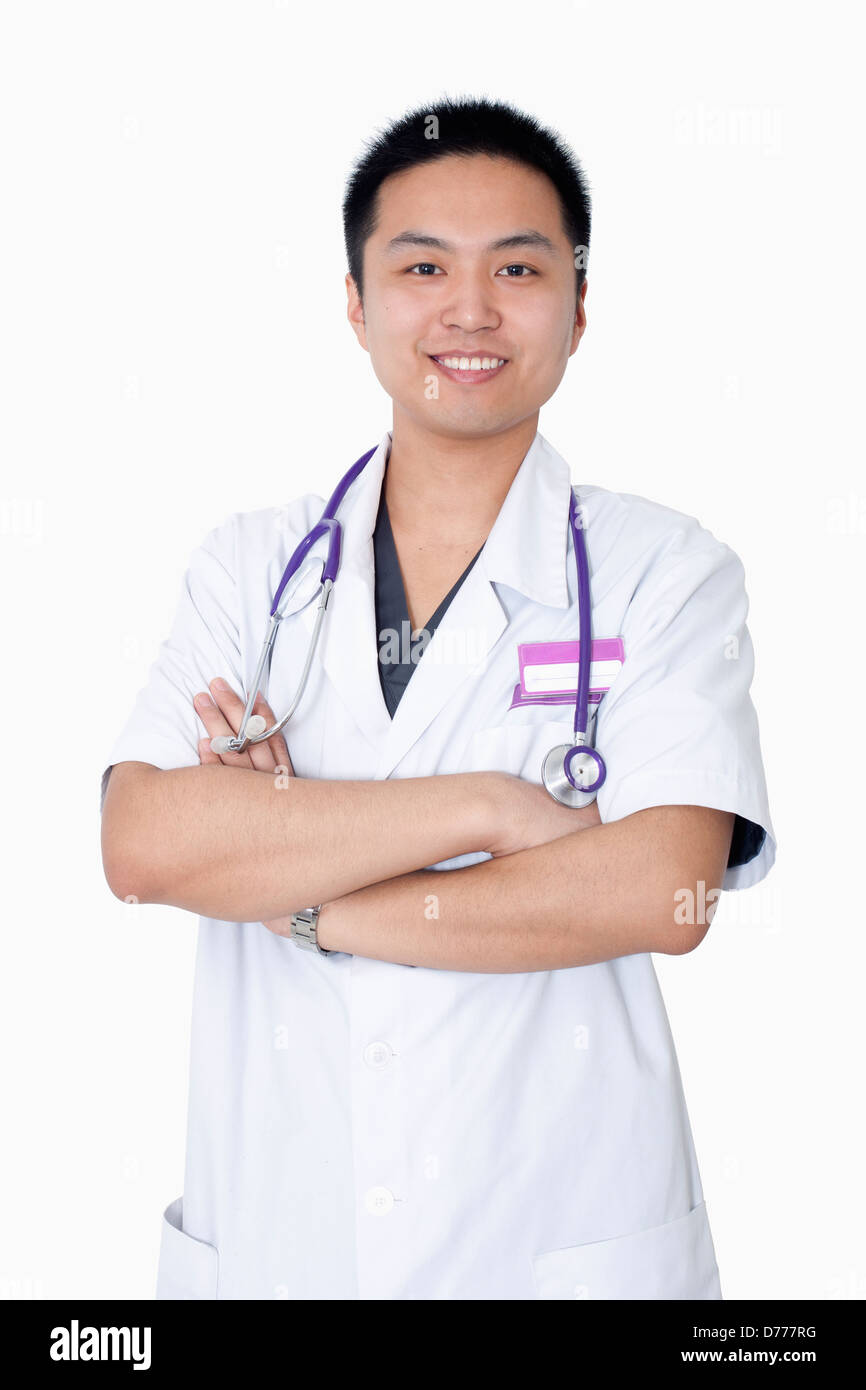 Portrait of veterinarian, studio shot Stock Photo - Alamy