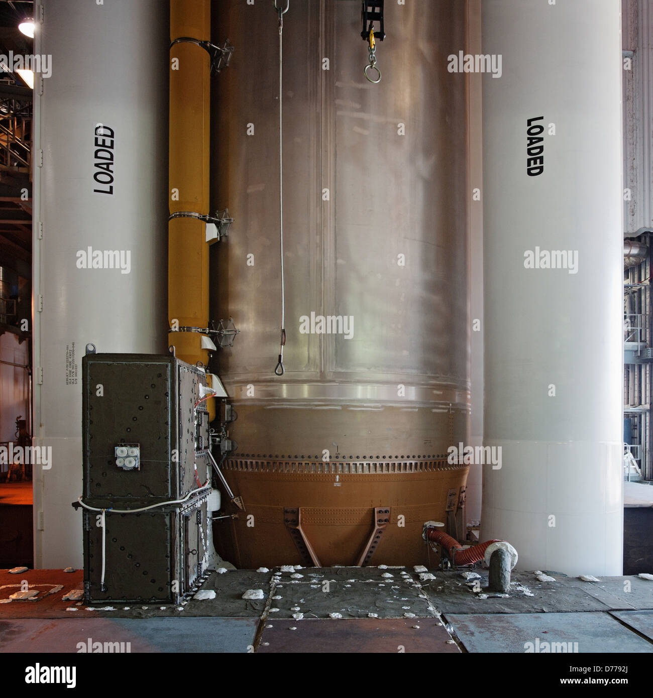 Close-up First Stage 67-foot Solid Rocket Boosters on Atlas V Rocket ...