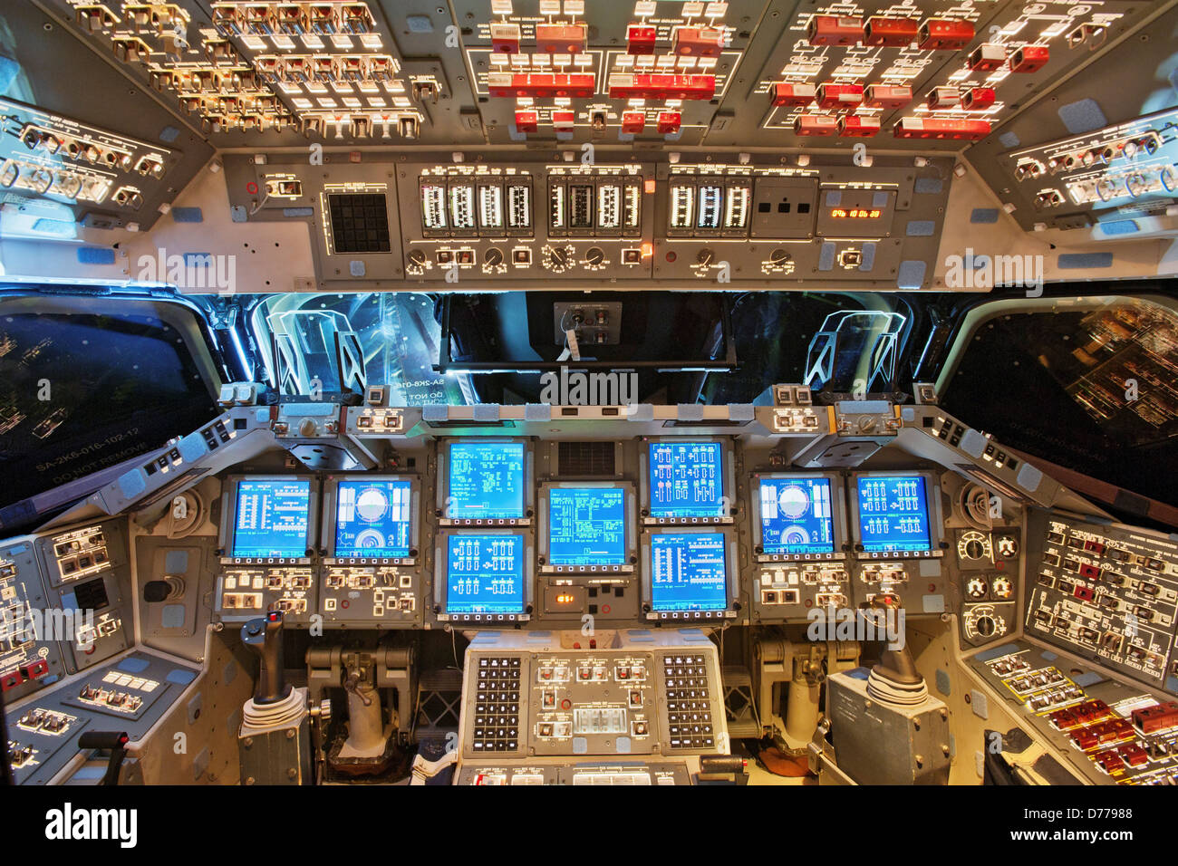 Space Shuttle Endeavour Cockpit