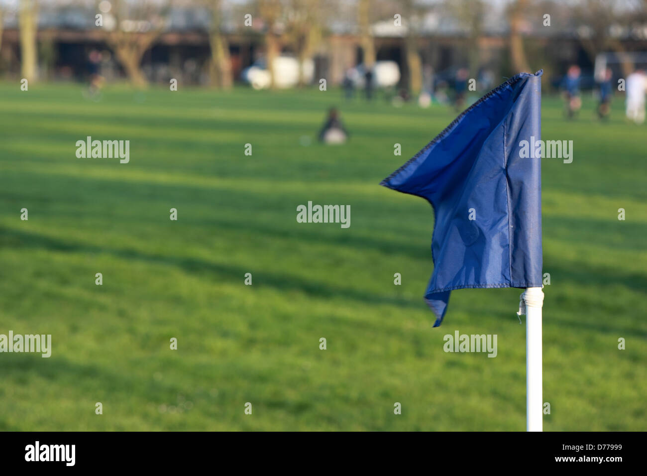 Football goal post flag hi-res stock photography and images - Alamy