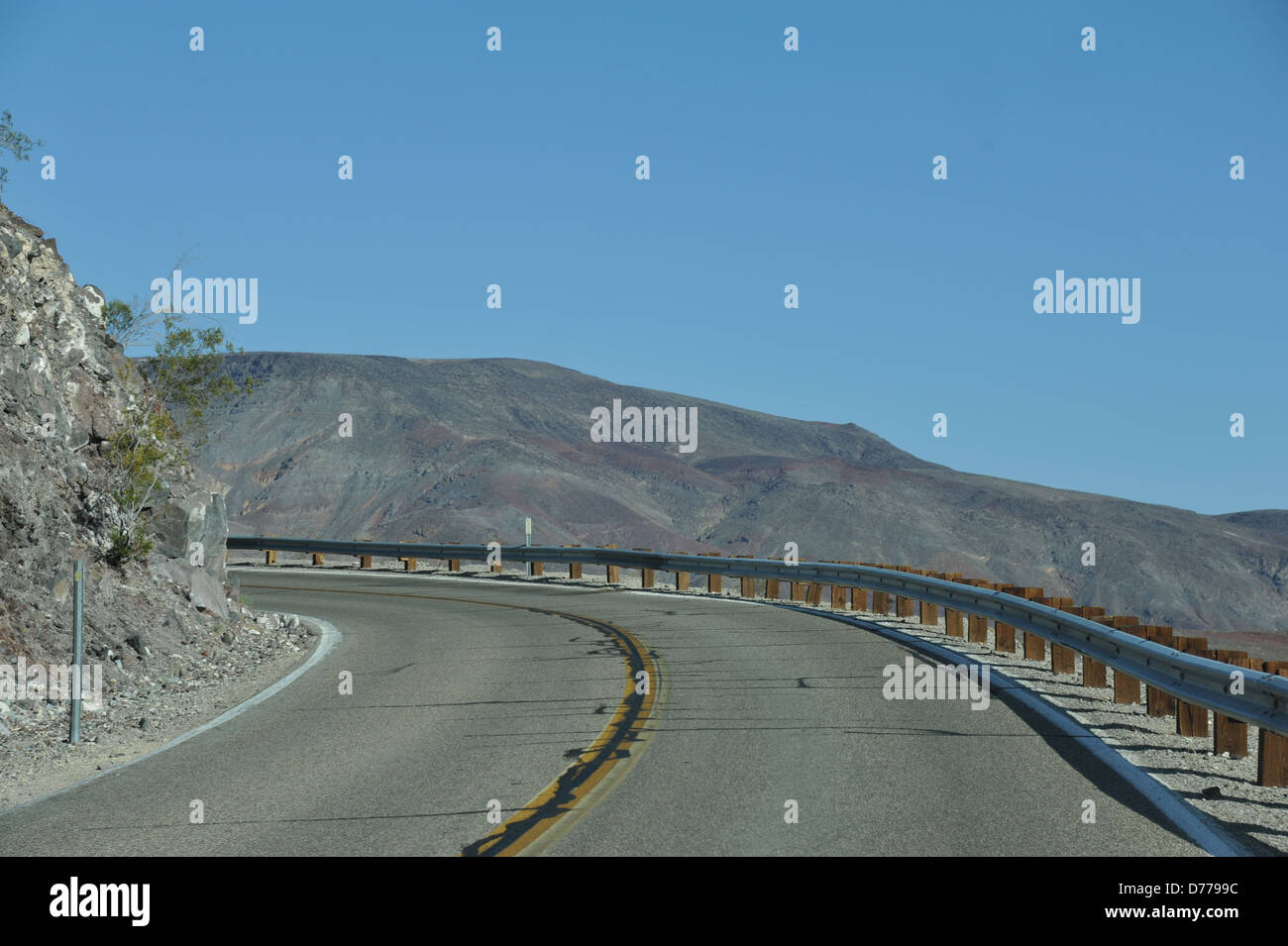 Highway 190 and scenery in Nevada, America Stock Photo - Alamy
