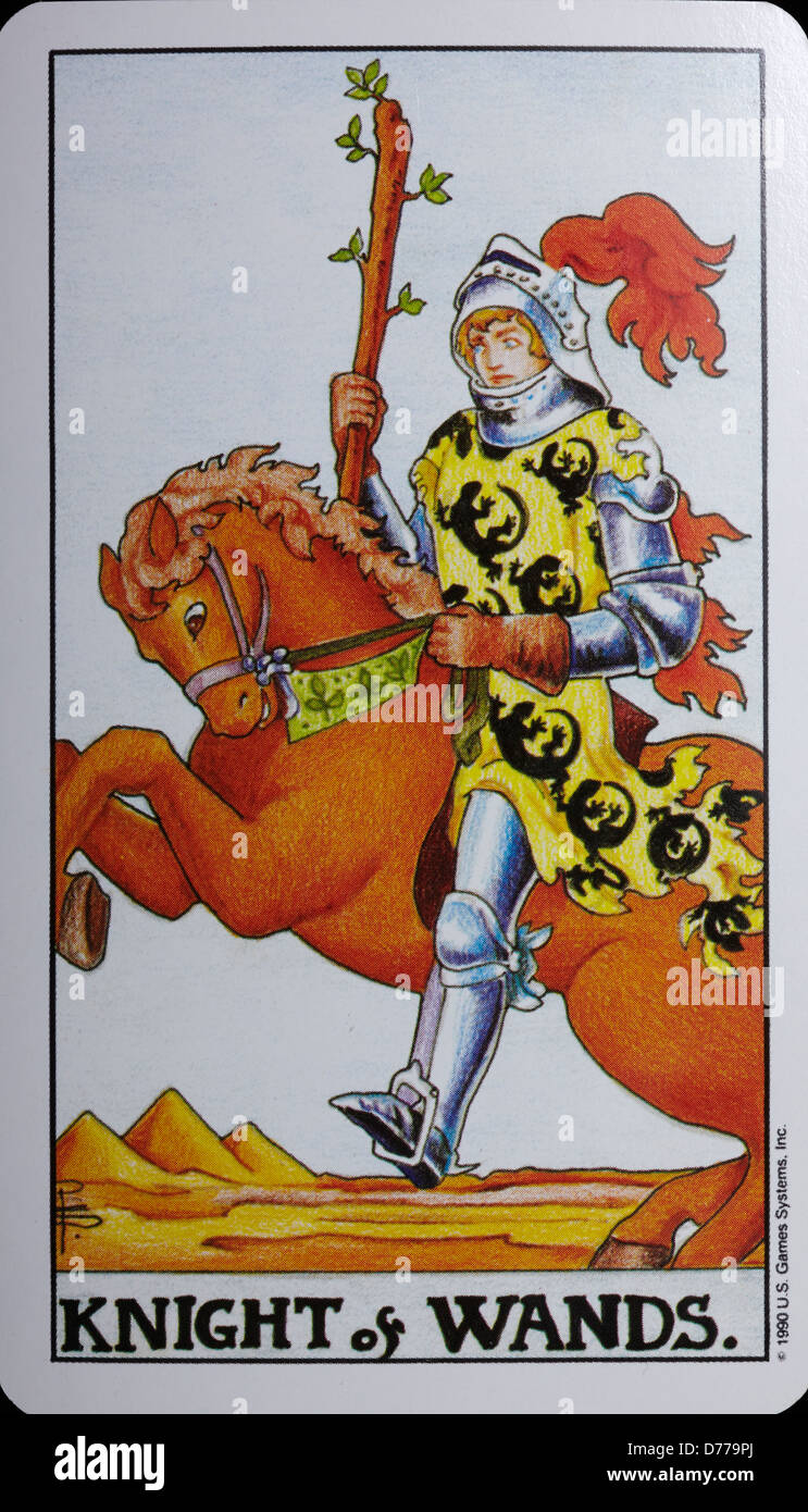 Knight of wands hi-res stock photography and images - Alamy
