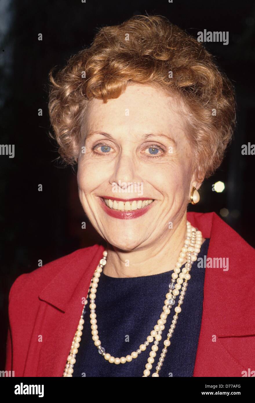 Marlene Sanders 1993.l5411lr.(Credit Image: © Lisa Rose/Globe Photos ...