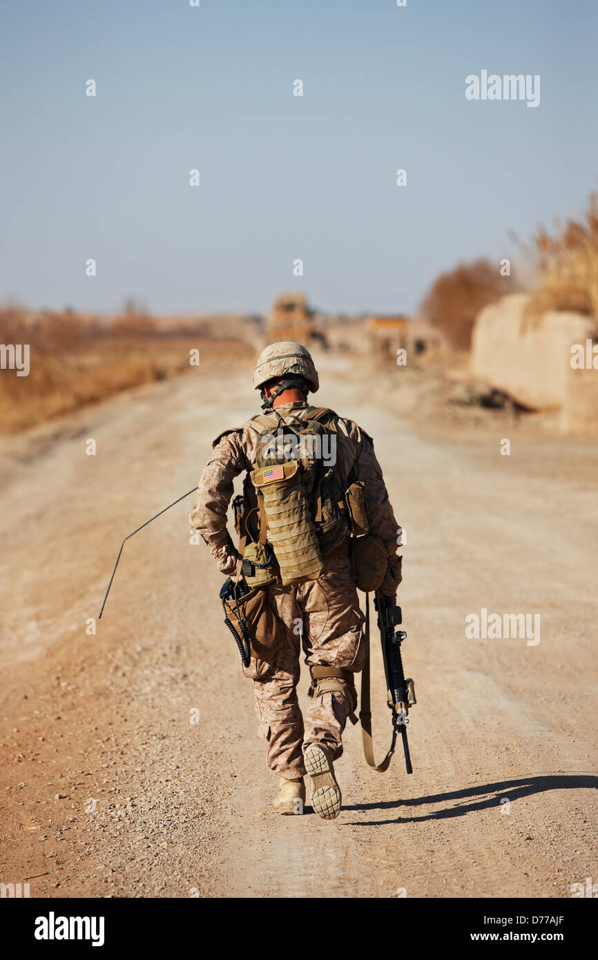 U s marine patrol afghanistan hi-res stock photography and images - Alamy