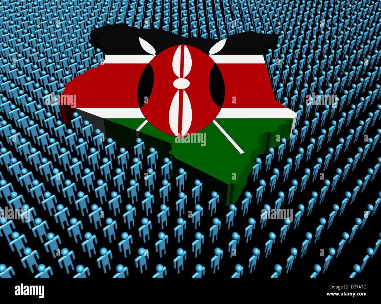 Kenya people flag hi-res stock photography and images - Alamy