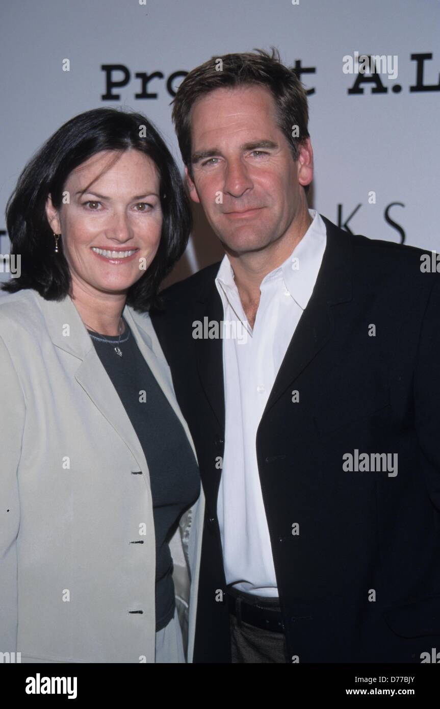 SCOTT BAKULA with Chelesa Field at the 2nd annual project A.L.S ...