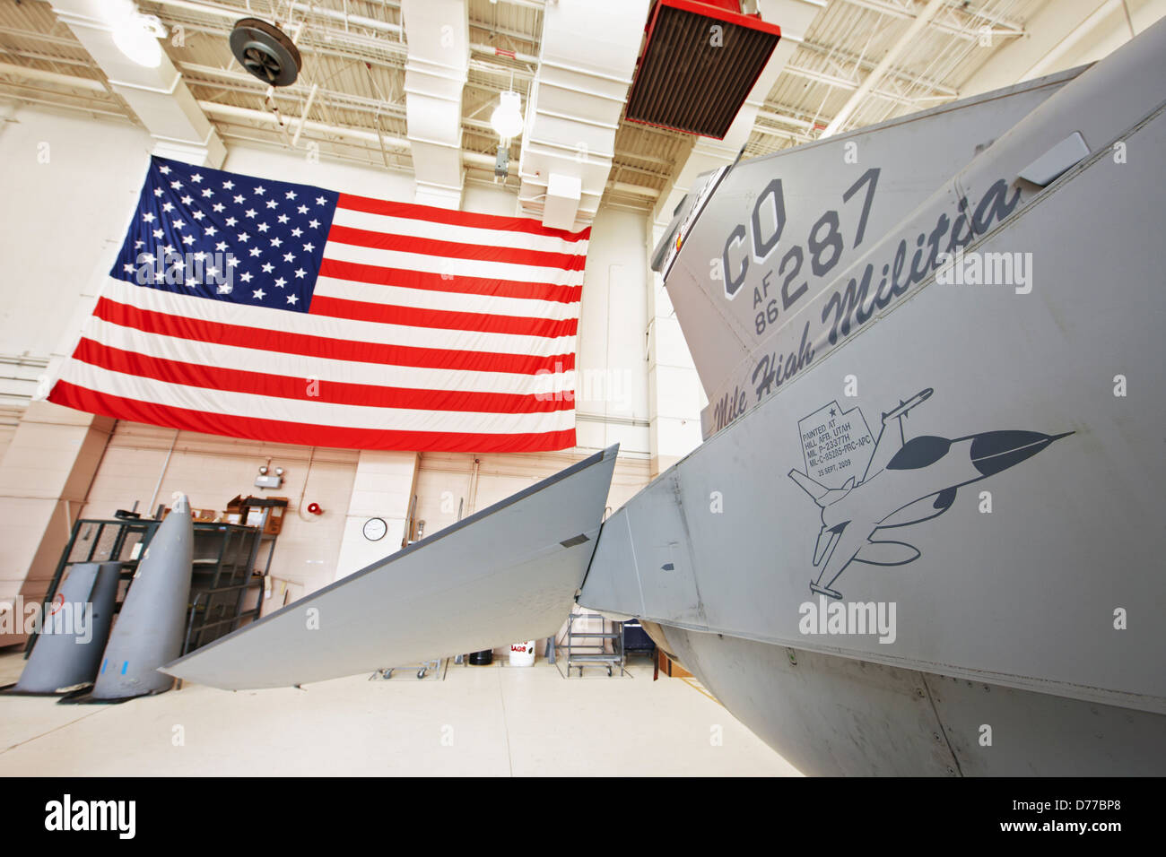 F 16 Eagle American Flag