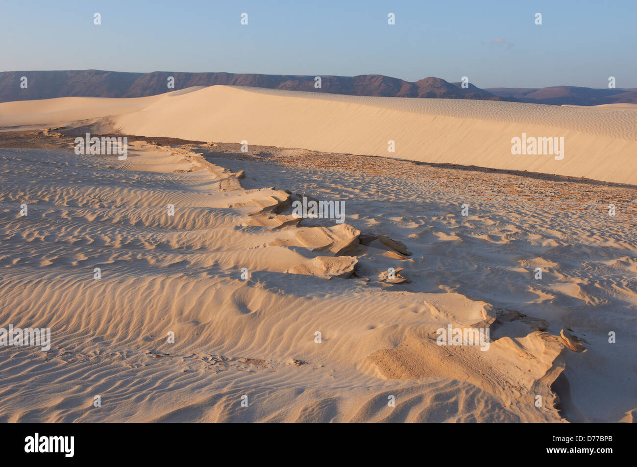 Dry land waves in the desert Stock Photo - Alamy