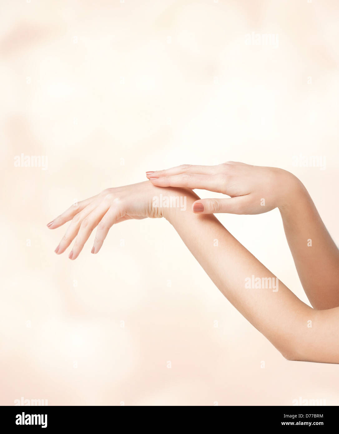 female soft skin hands Stock Photo - Alamy