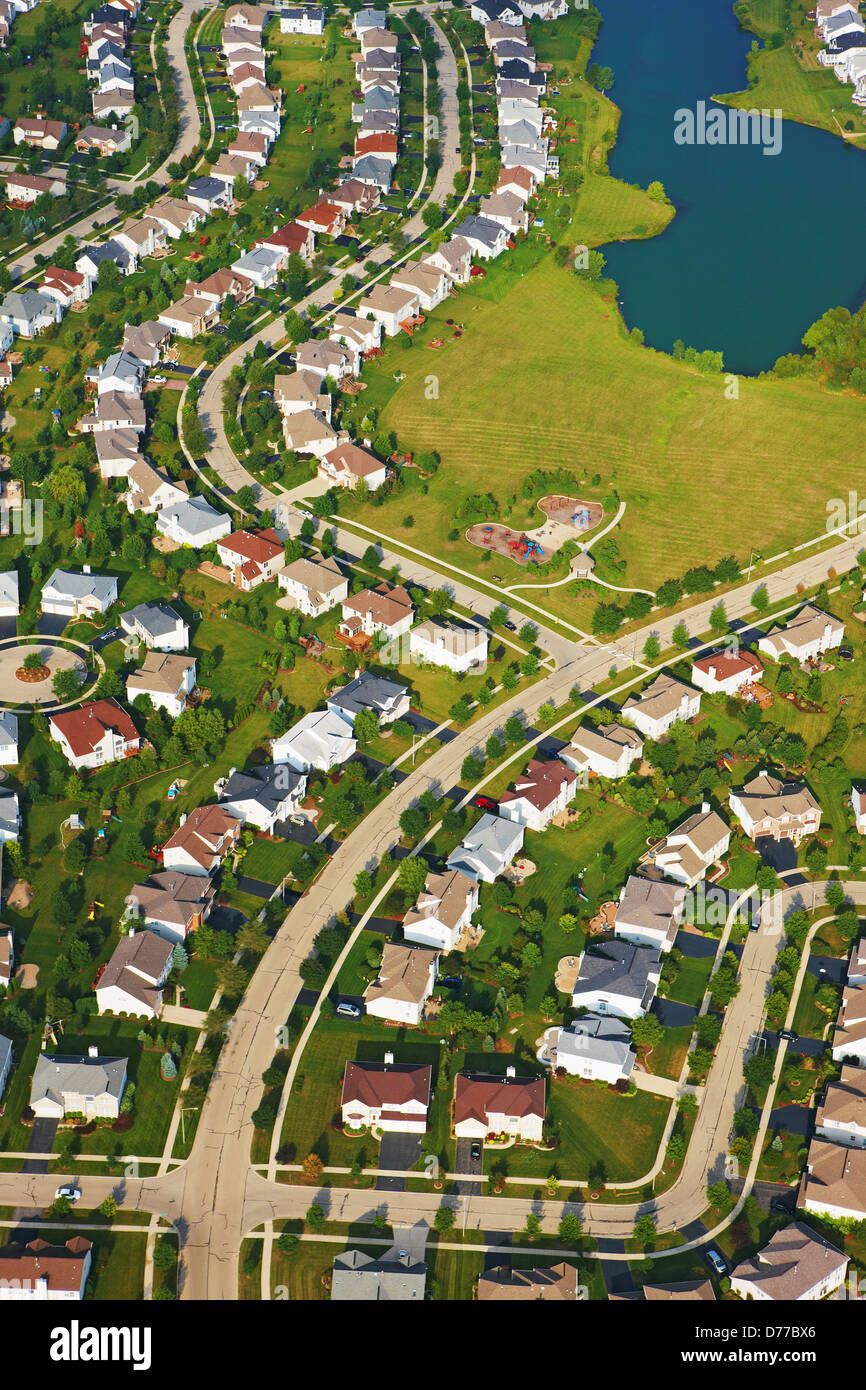 Usa illinois chicago suburban sprawl hi-res stock photography and ...