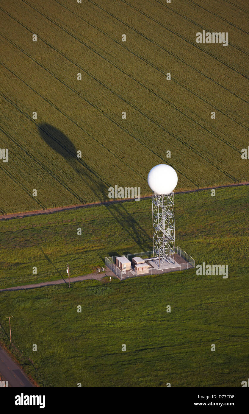 Aerial view NOAA NEXRAD radar Stock Photo - Alamy