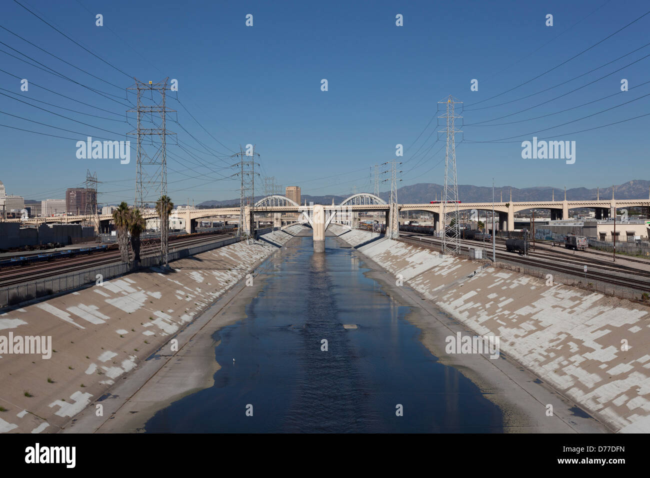 Sixth Street Bridge Stock Photo - Alamy