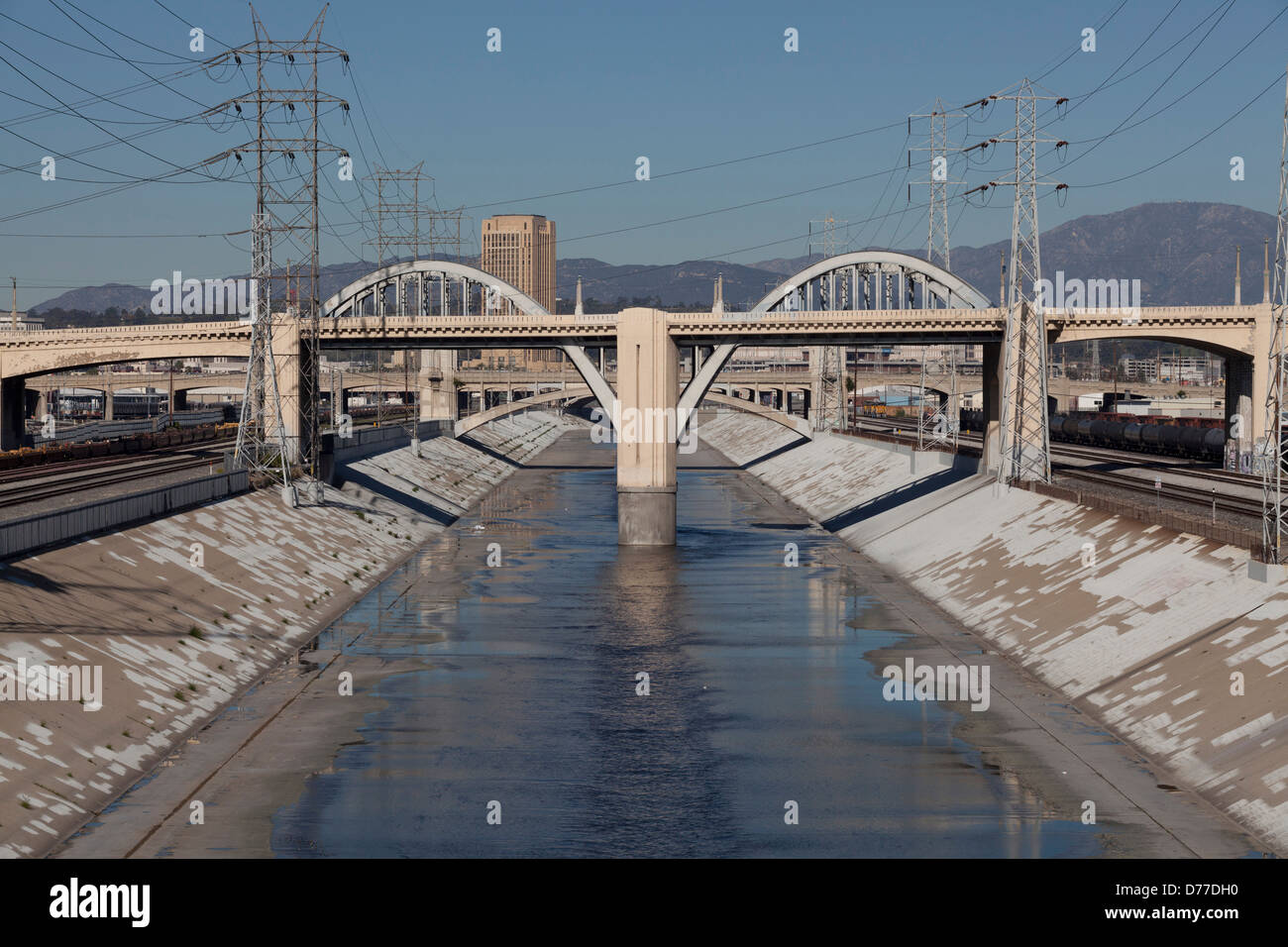 Sixth Street Bridge Stock Photo - Alamy