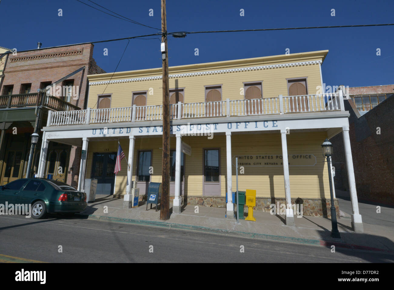 Virginia city an old gold and silver town from the wild west Stock ...