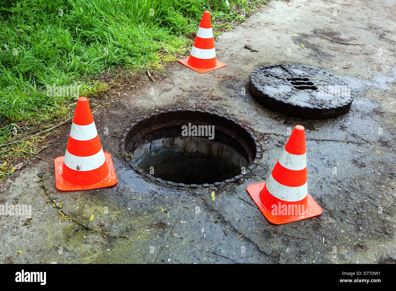 Open Manhole Stock Photos & Open Manhole Stock Images - Alamy