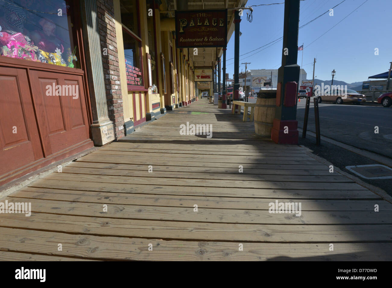 Virginia city an old gold and silver town from the wild west Stock ...