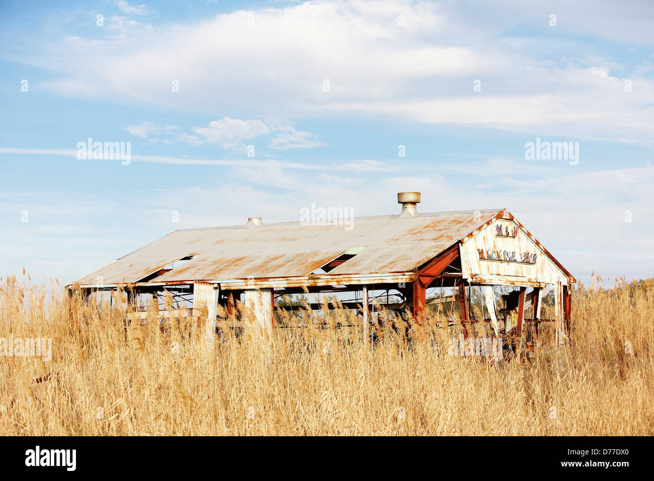 Remnants machine shop destroyed by Hurricane Rita Cameron Louisiana USA ...