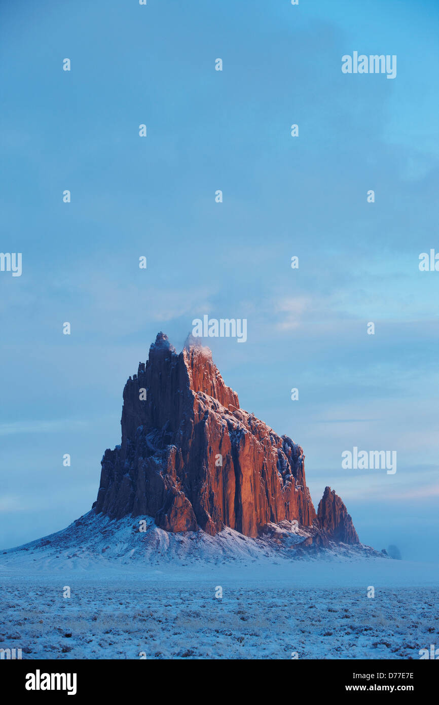 Shiprock sunrise dawn desert hi-res stock photography and images - Alamy