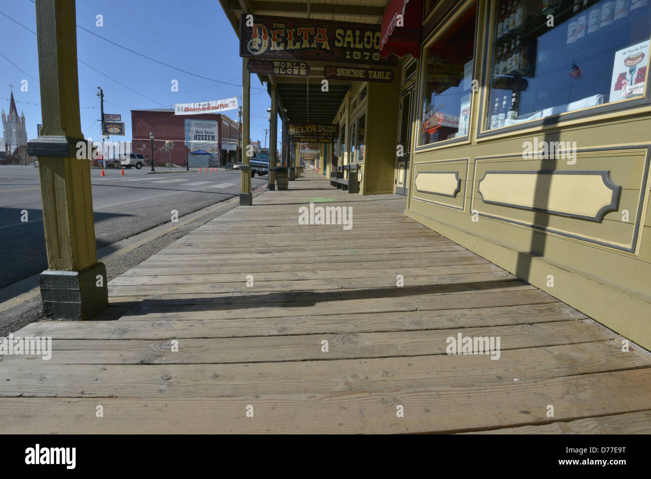 Virginia city an old gold and silver town from the wild west Stock ...