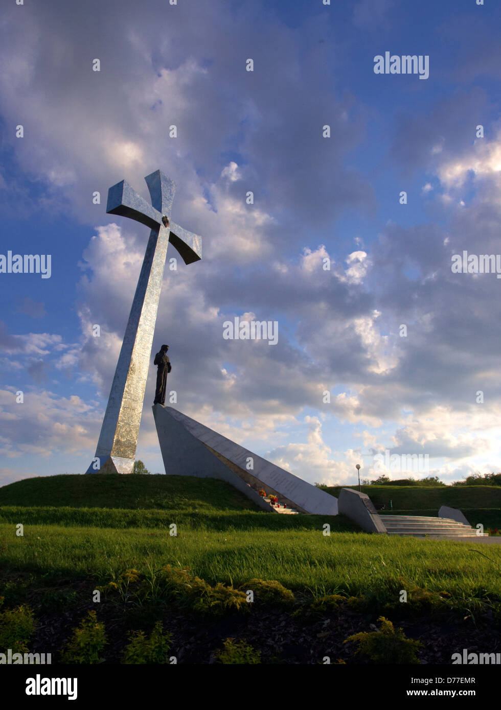 Poland Bieszczady cross in Przemysl Stock Photo - Alamy
