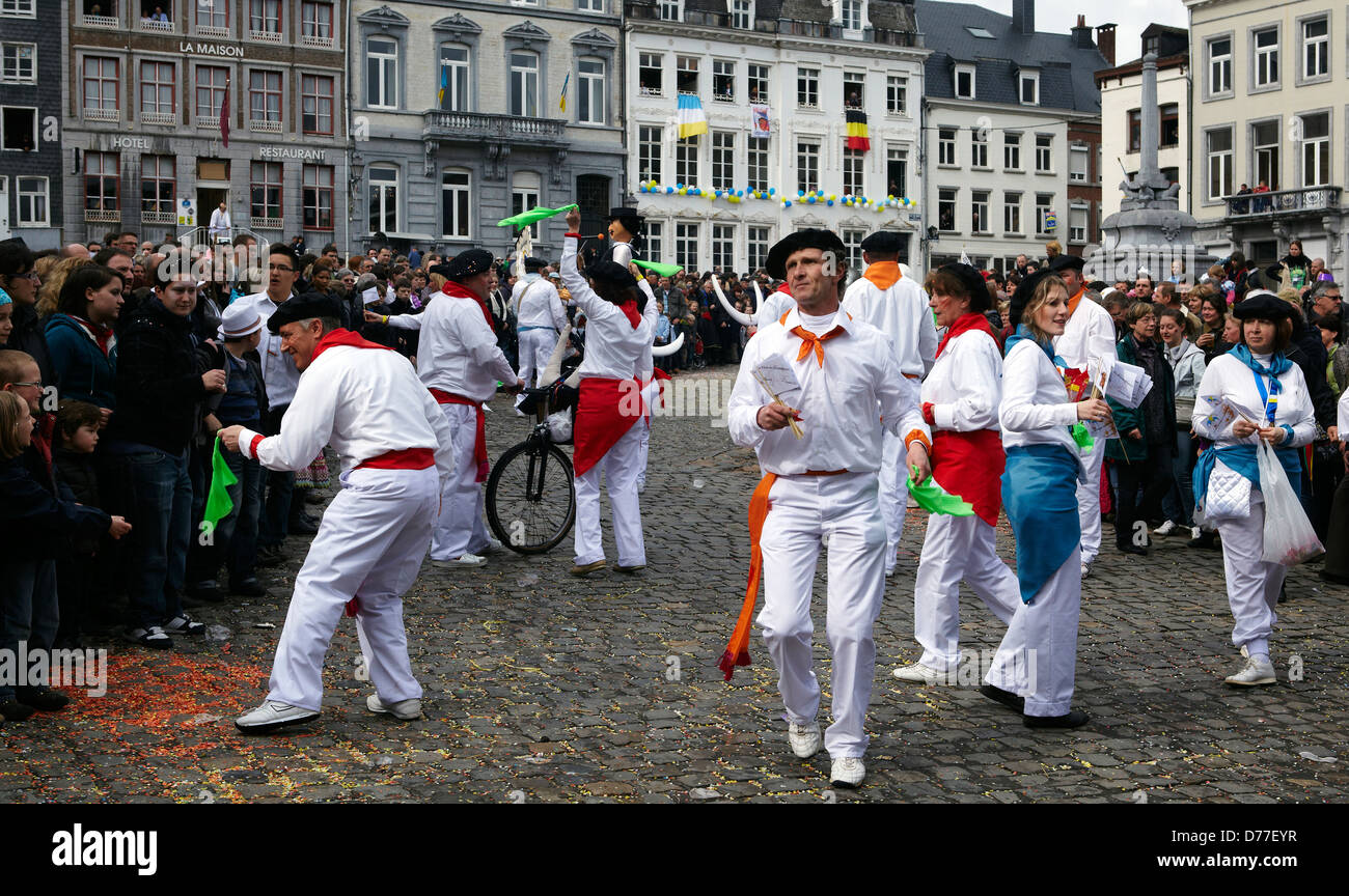 Belgium Walloonia Liege province Stavelot city laetare carnival Stock ...