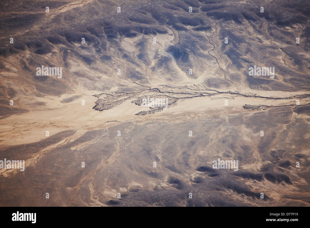 Aerial view desert Helmand Province Afghanistan Stock Photo - Alamy