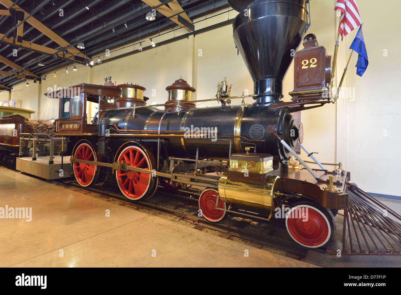 Wood burning steam locomotive hi-res stock photography and images - Alamy