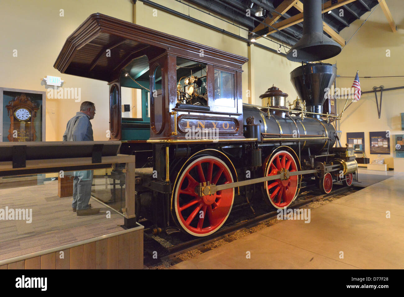 Wood burning steam locomotive hi-res stock photography and images - Alamy
