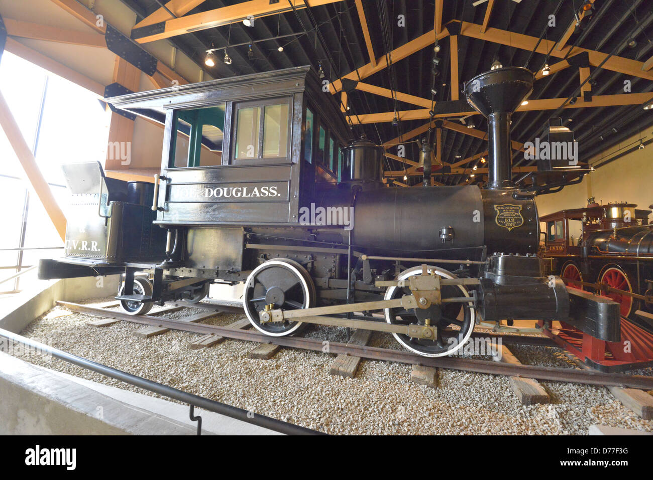American Steam Locomotive Stock Photo - Alamy
