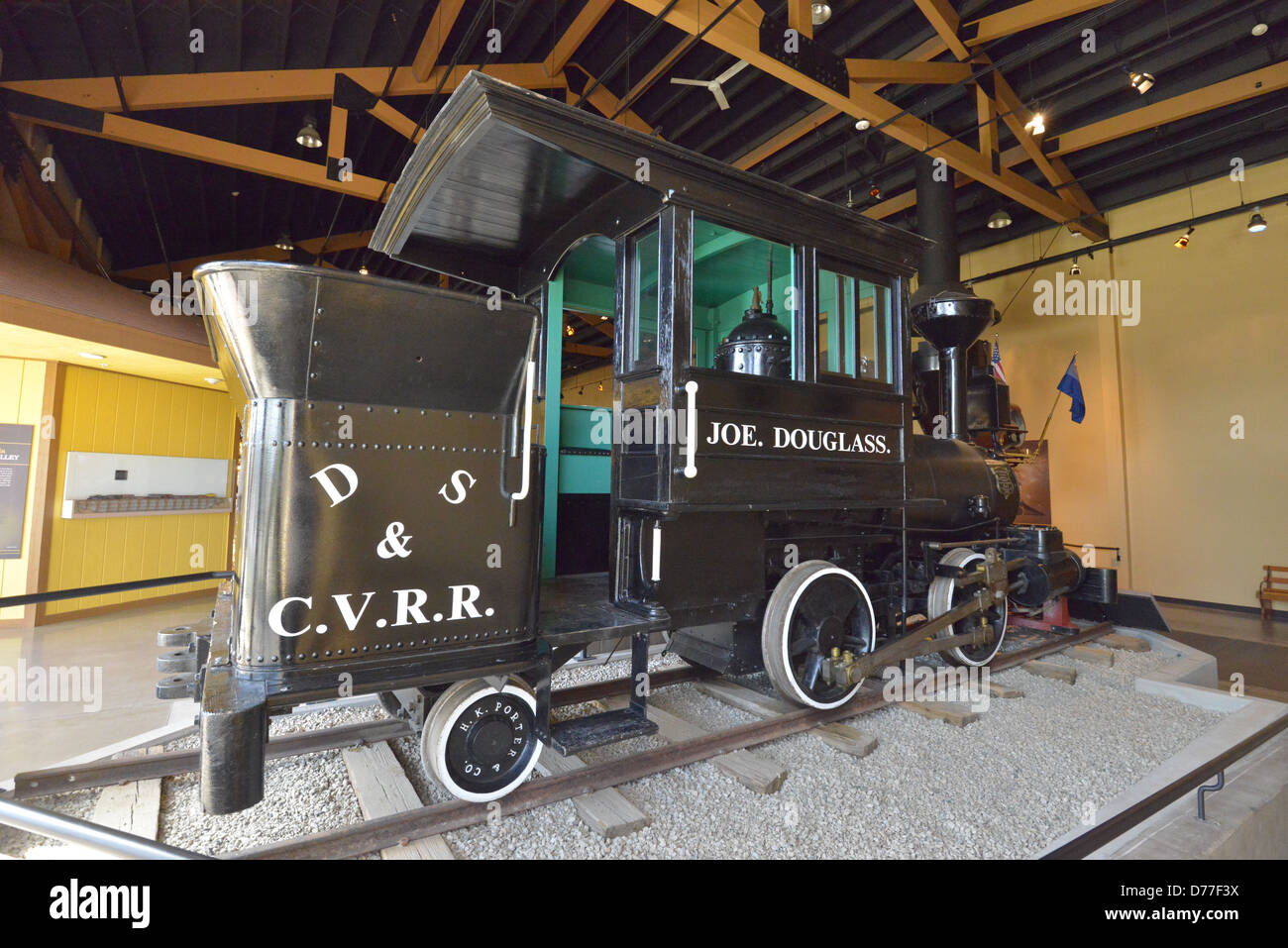 American Steam Locomotive Stock Photo - Alamy