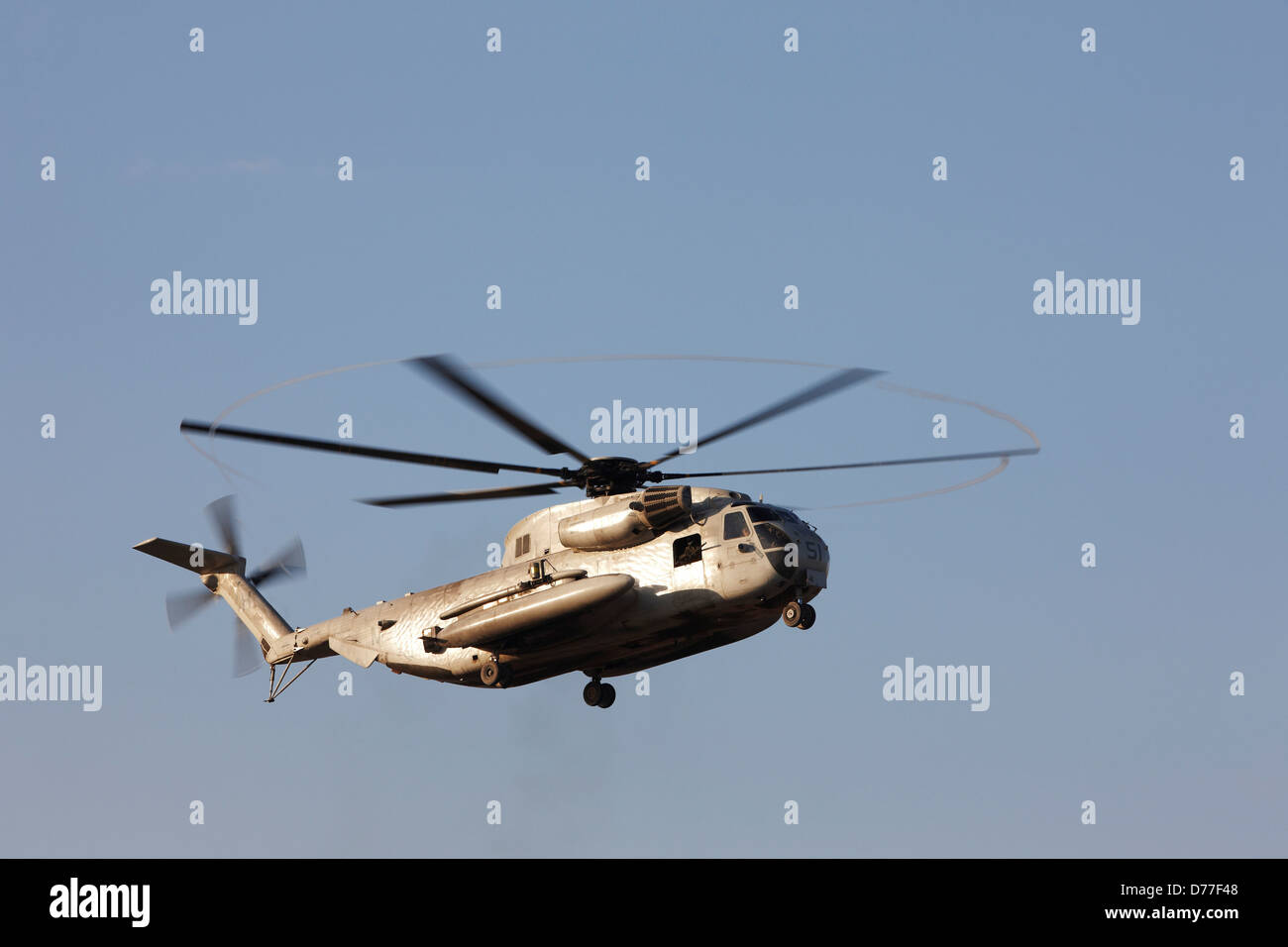 United States Marine Corps CH-53D Sea Stallion in flight Helmand ...