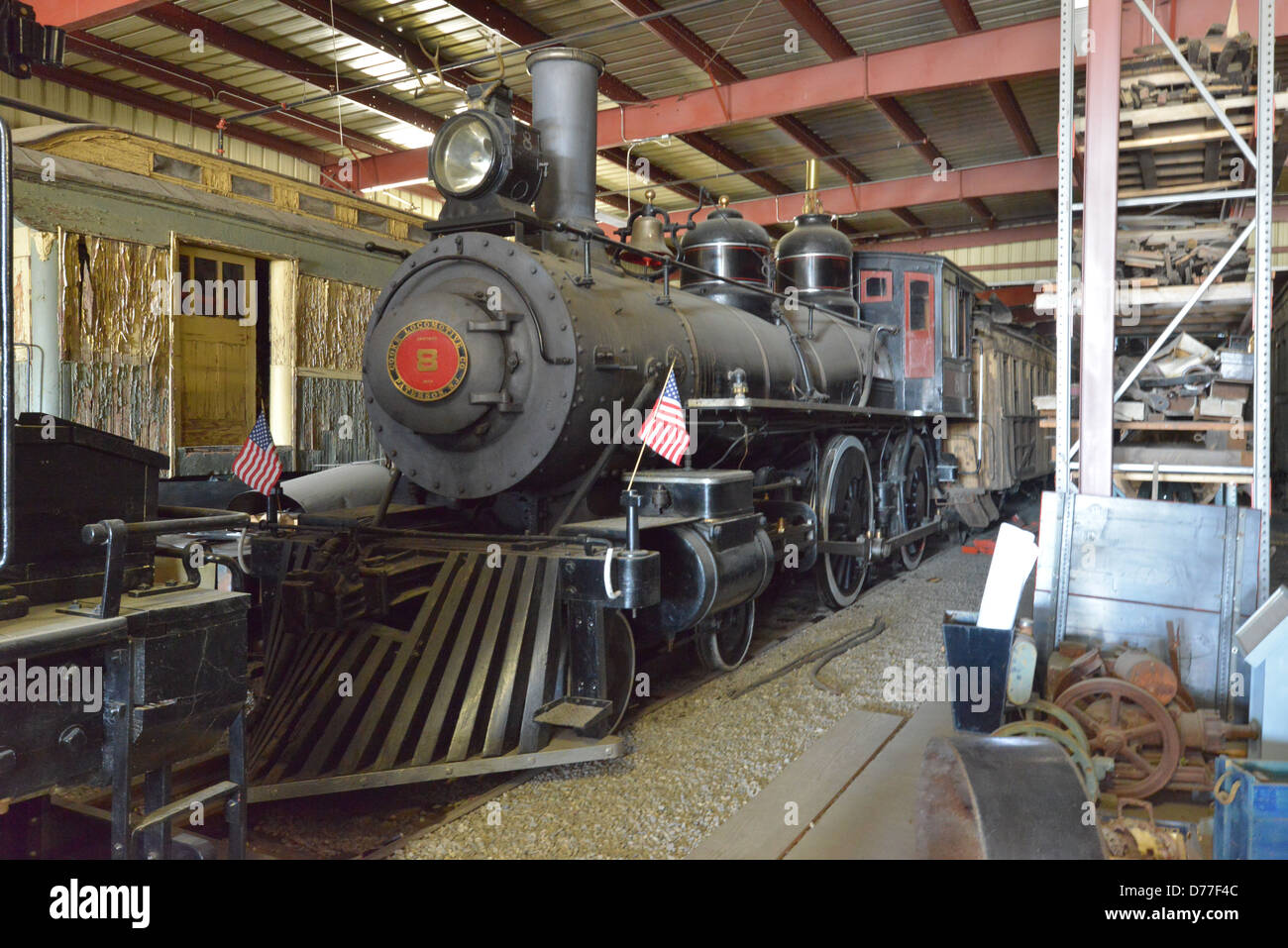 American Steam Locomotive Stock Photo - Alamy