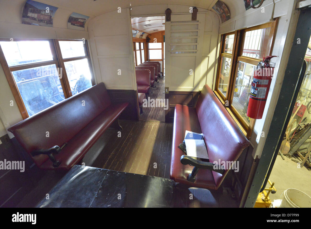 An early 19 th century American powered railway coach Stock Photo - Alamy