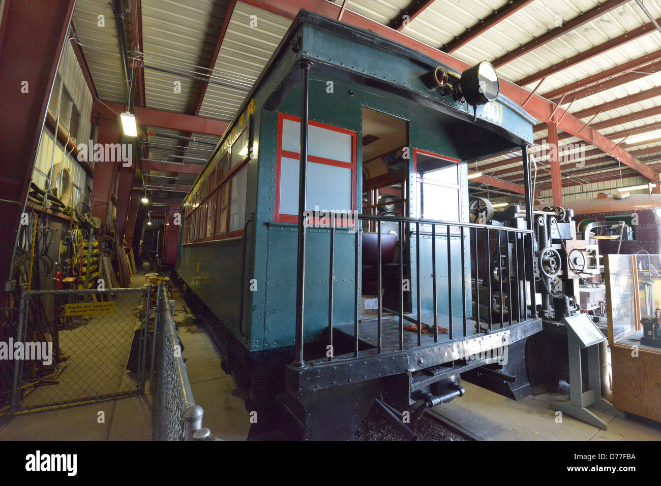 An early 19 th century American powered railway coach Stock Photo - Alamy