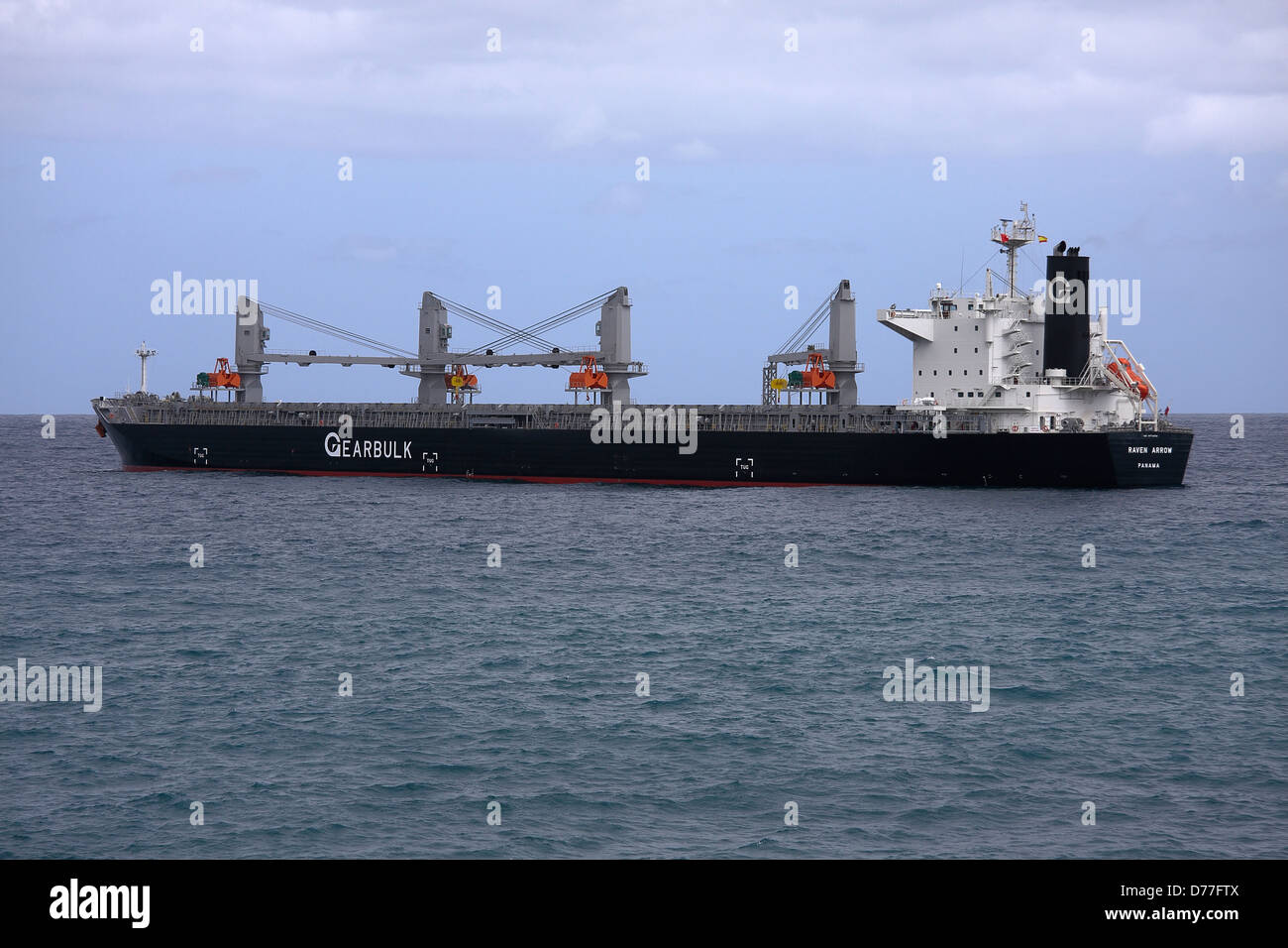 Raven Arrow, a bulk carrier, moored Stock Photo - Alamy