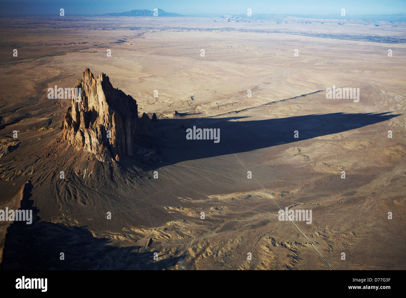 Aerial view shiprock new mexico hi-res stock photography and images - Alamy