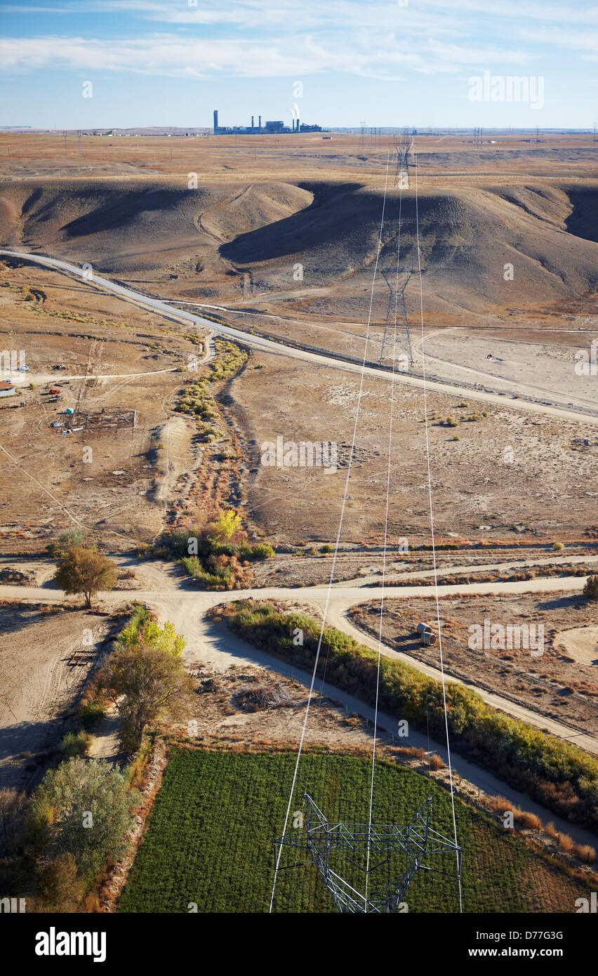 Four corners aerial power station hi-res stock photography and images ...