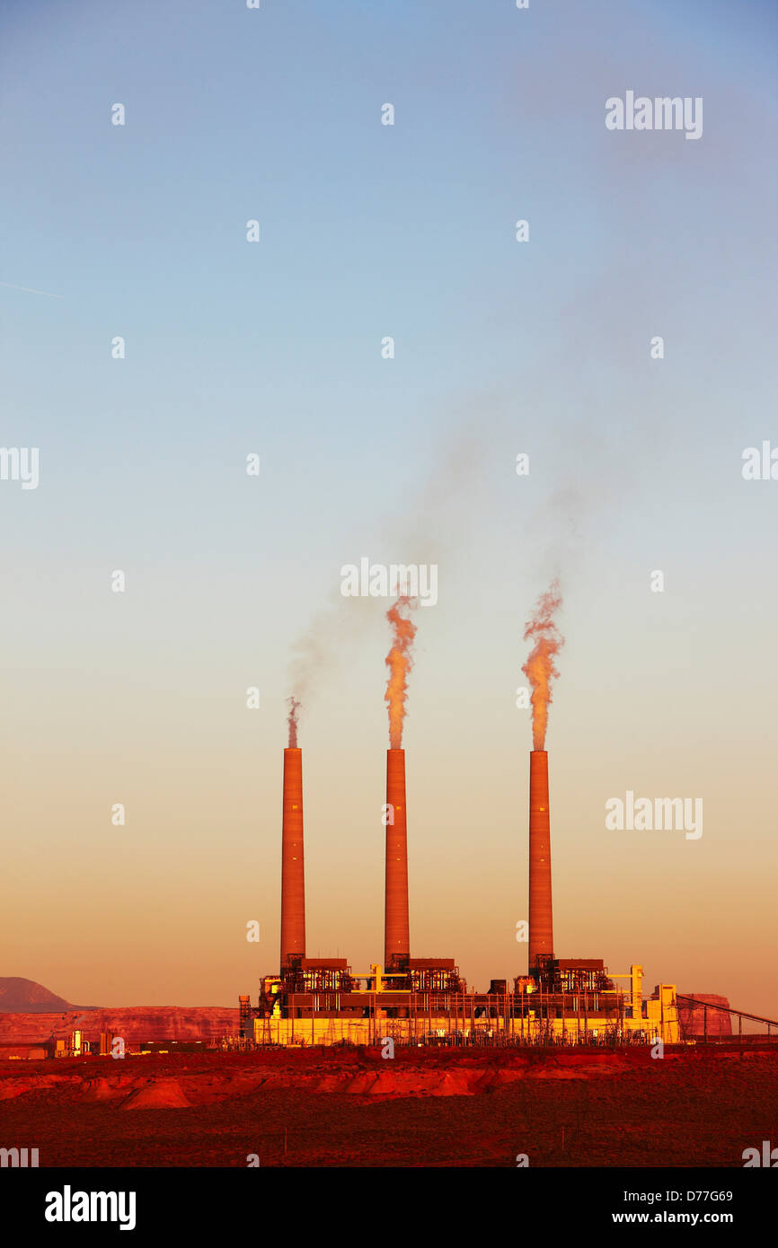 USA Arizona Navajo Generating Station coal-fired electricity generating ...