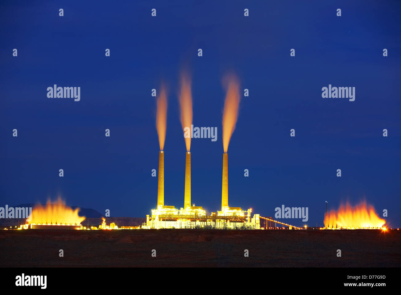 USA Arizona Navajo Generating Station coal-fired electricity generating ...