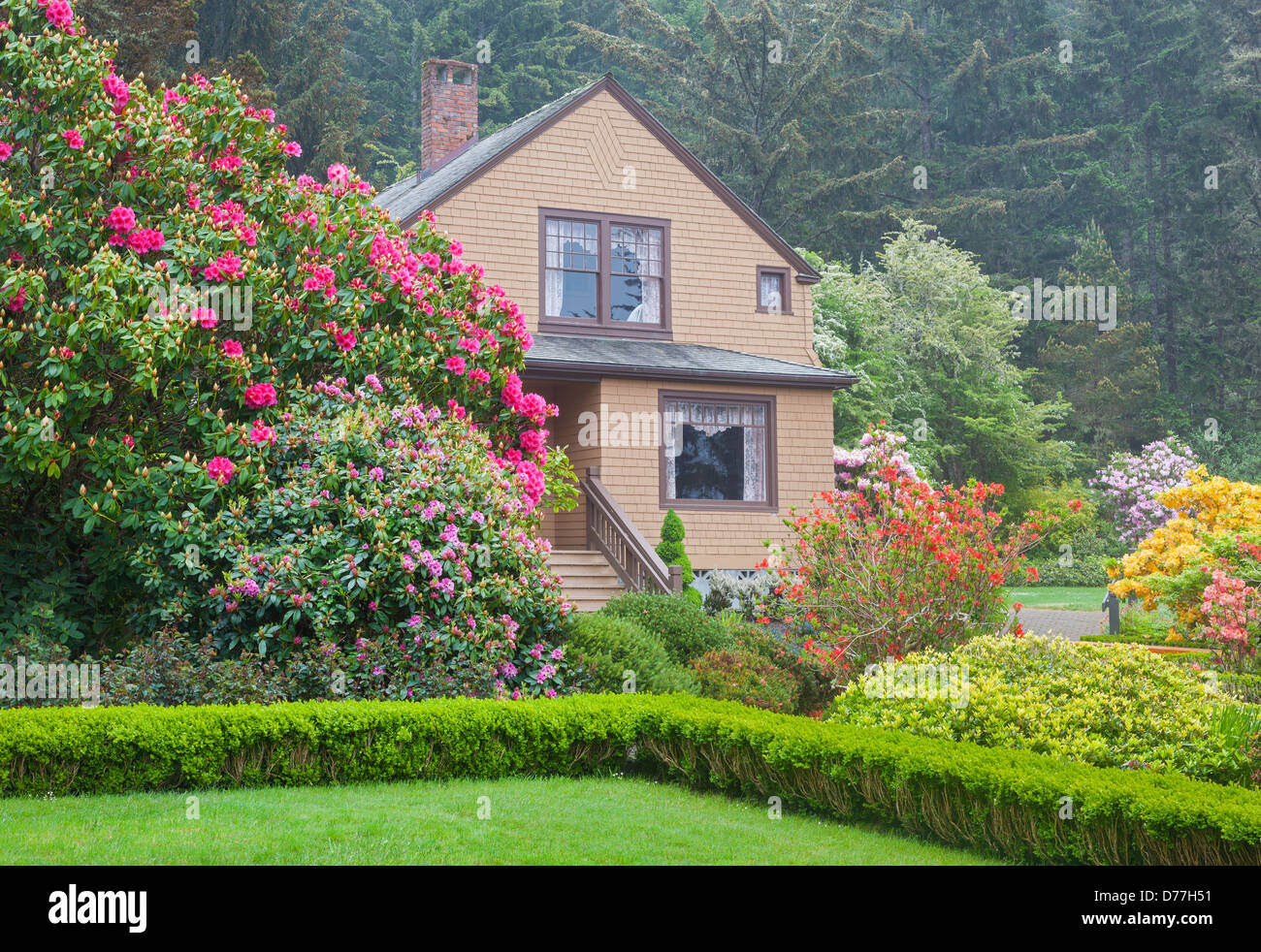 Shore Acres State Park, OR: The Simpson Estate house and garden in ...