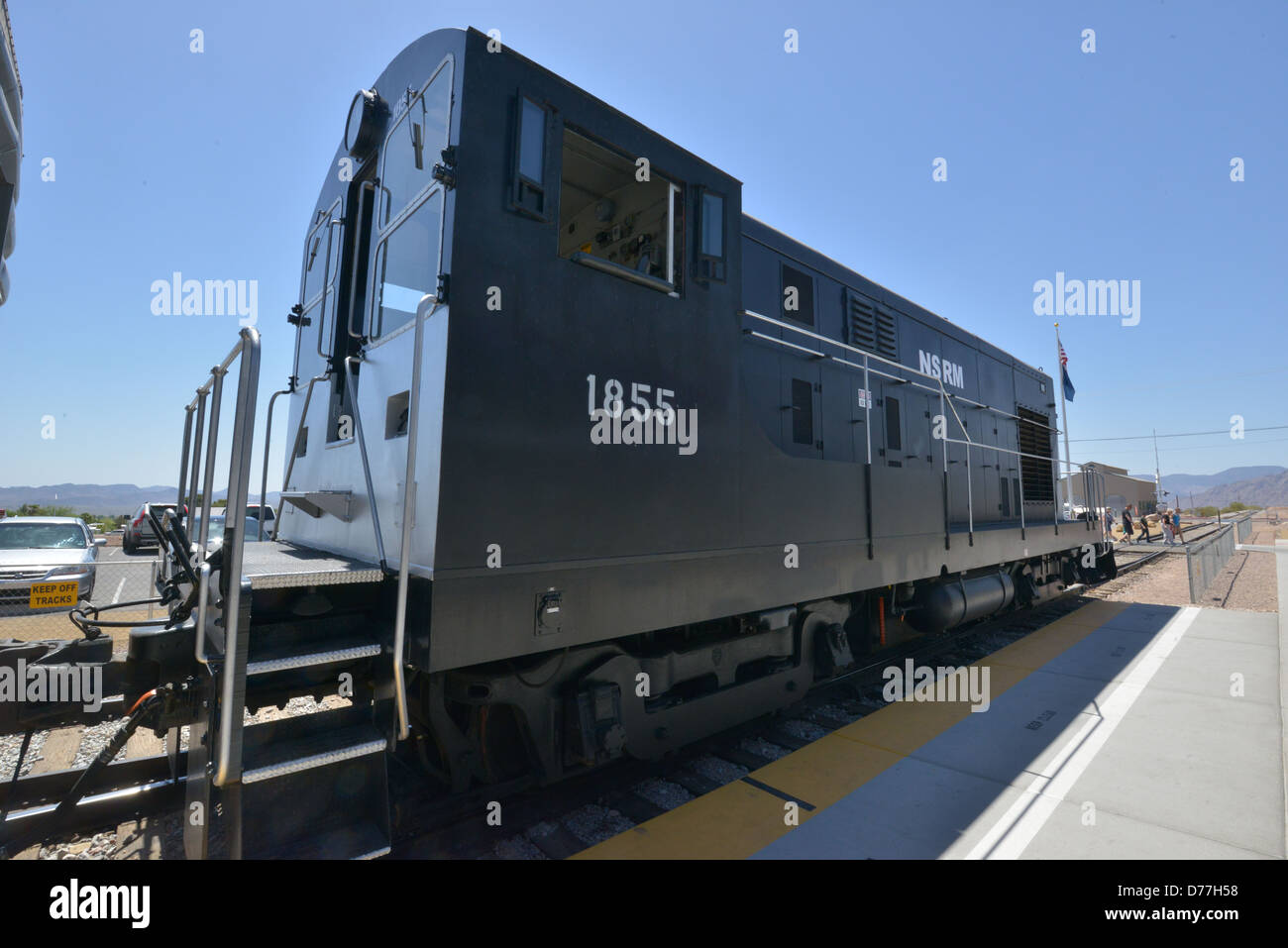 Fairbanks-Morse Diesel locomotive Stock Photo - Alamy